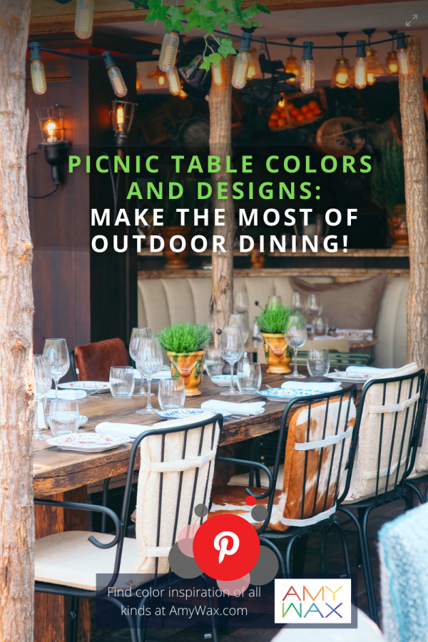 Picnic Table Colors and Designs - Make the Most of Outdoor Dining!
