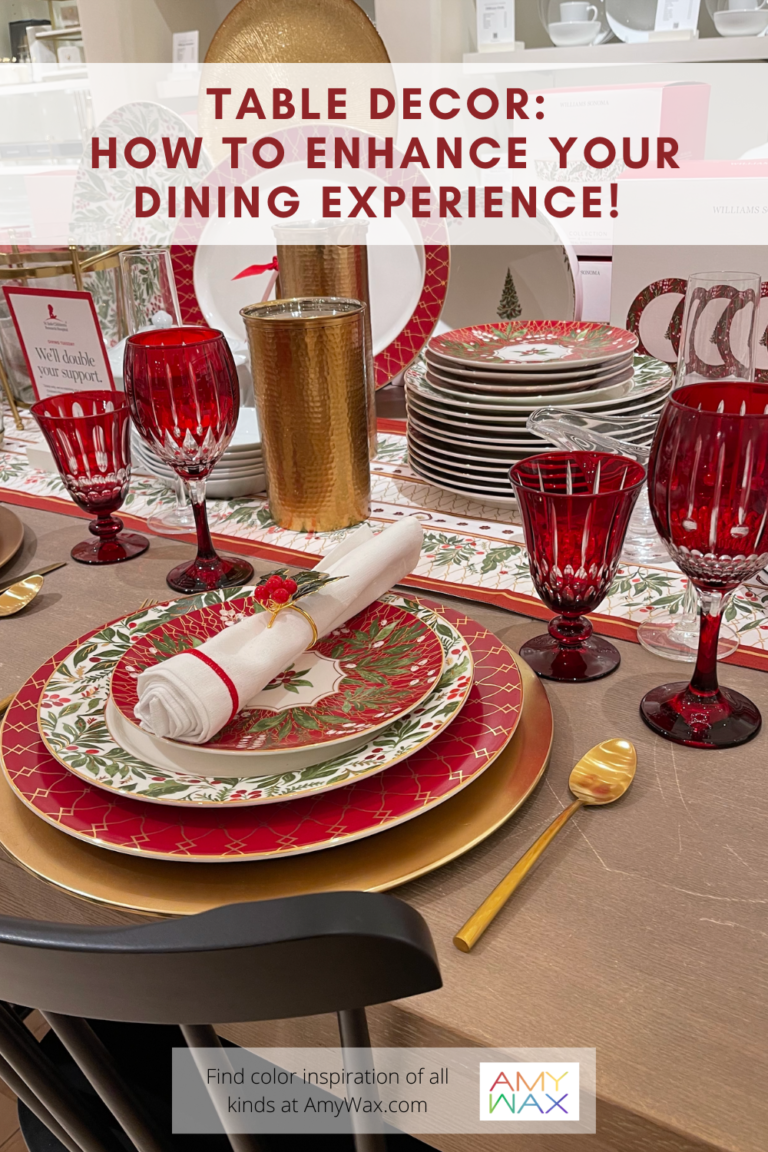 Table Decor: How to Enhance Your Dining Experience!