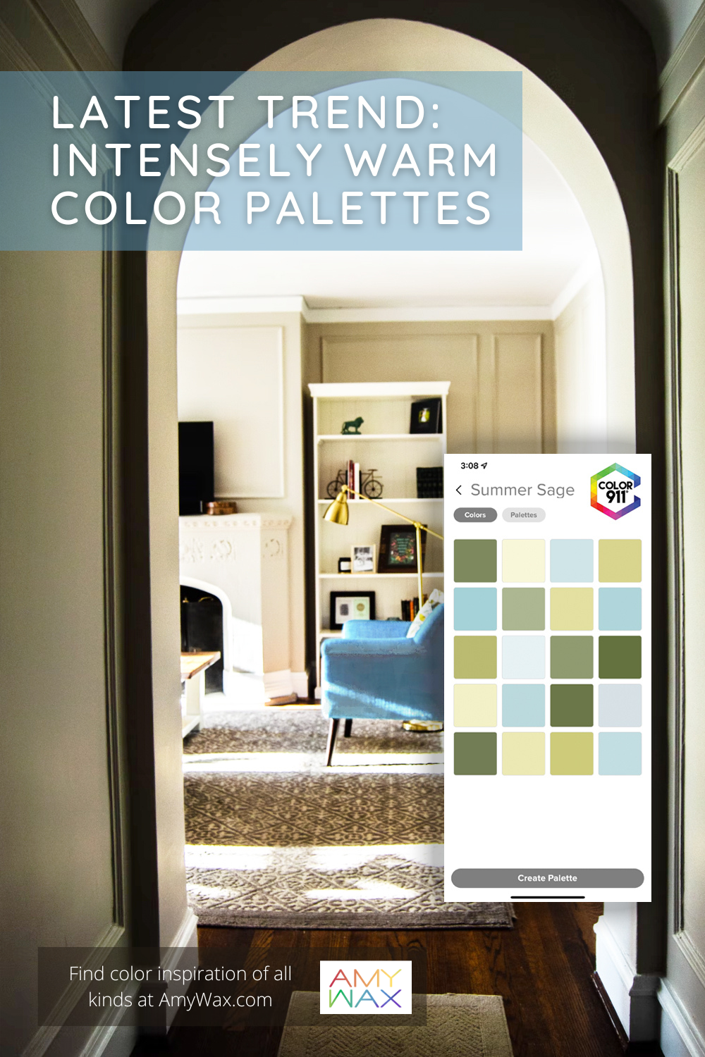 Latest Trend: Intensely Warm Color Palettes - Amy Wax