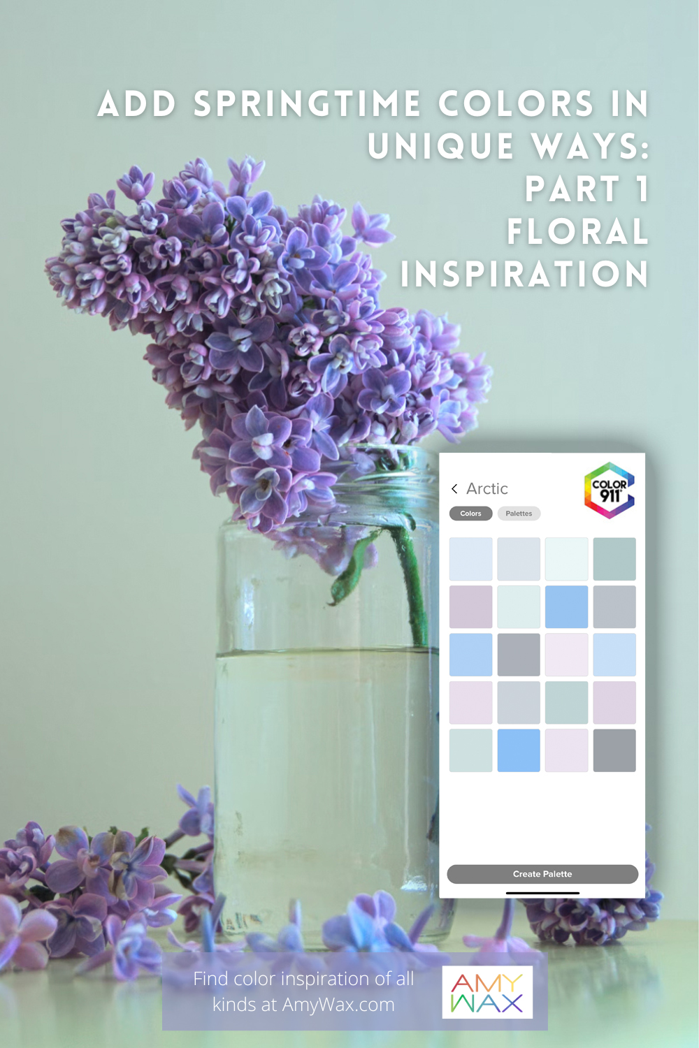 Add Springtime Colors in Unique Ways: Part 1 - Floral Inspiration